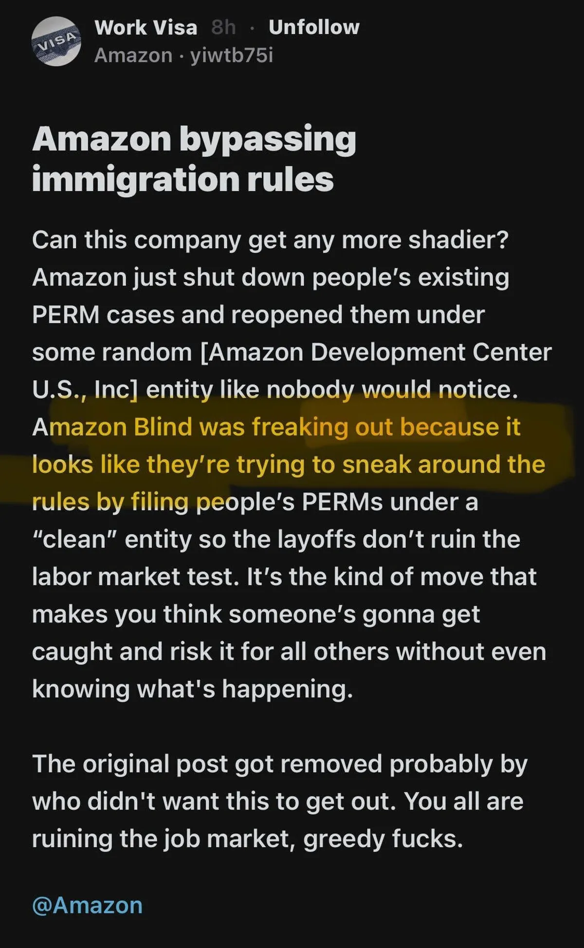 Amazon Layoffs Discussions - Blind
