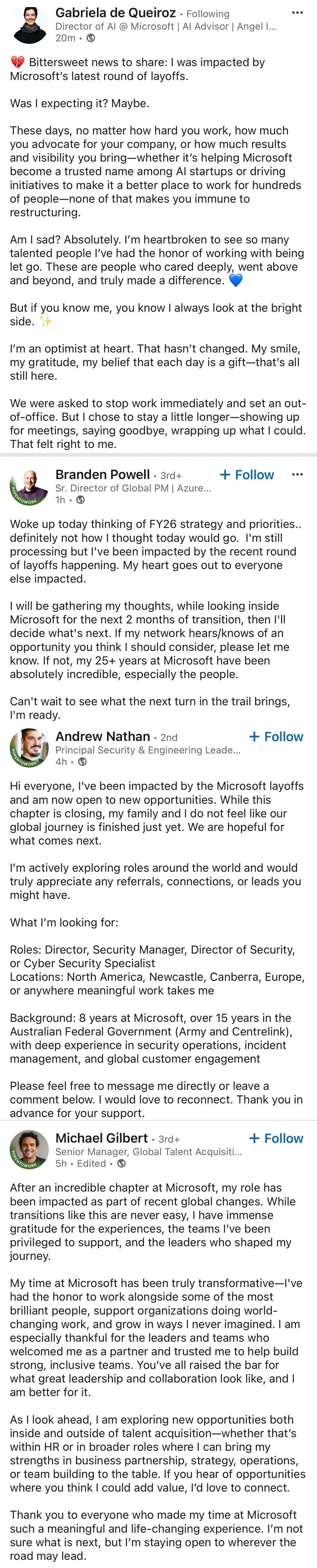Microsoft Layoffs Discussions - Blind