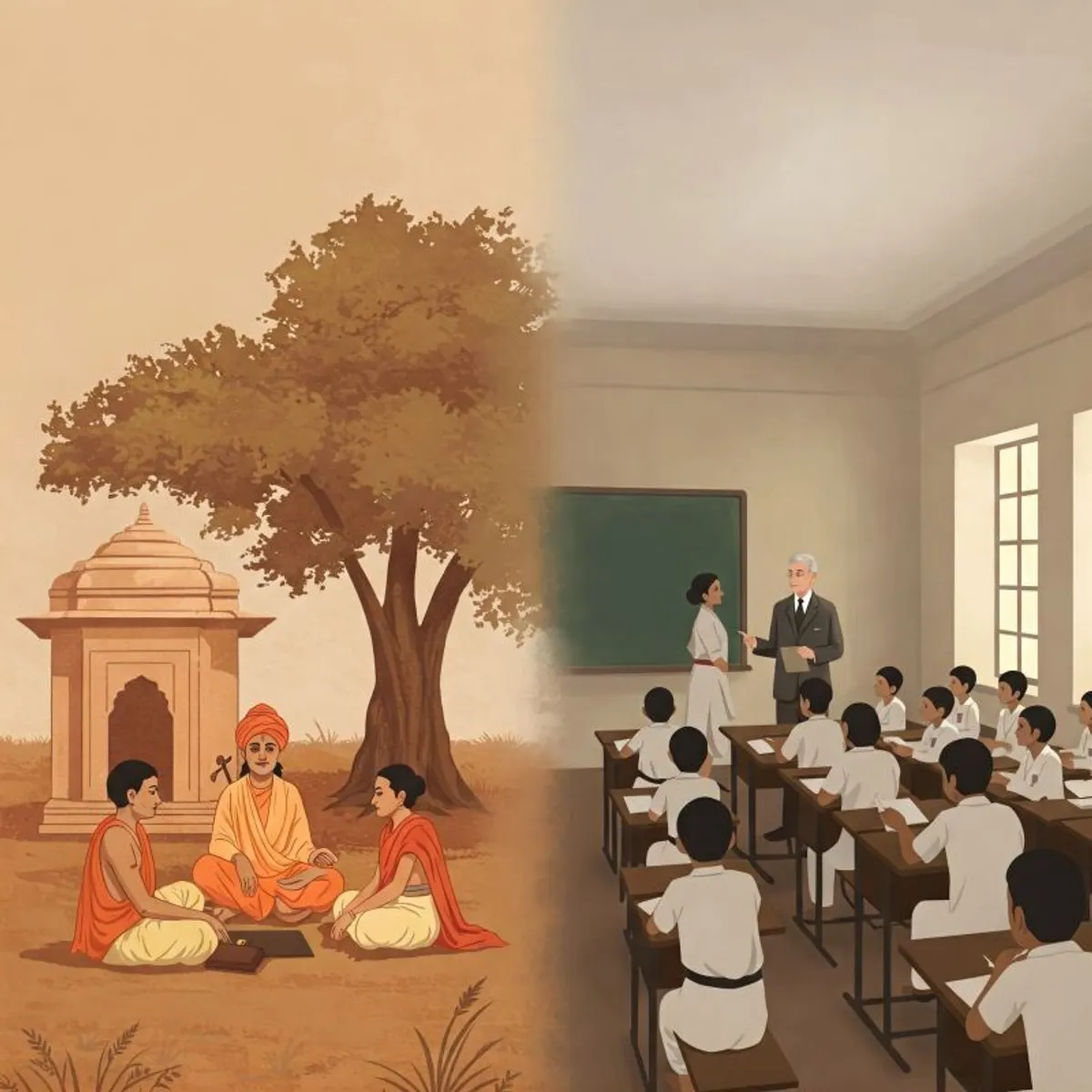 How the Britishers erased India's ancient knowledge and education ...