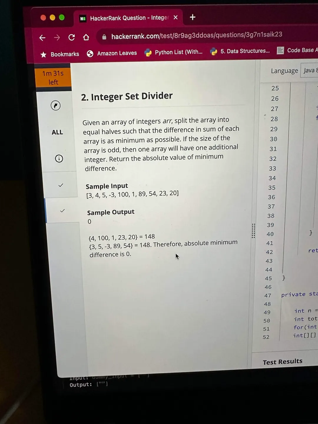 Salesforce OA Hackerrank Aloha 5 evaluation | Software Engineering Career - Blind