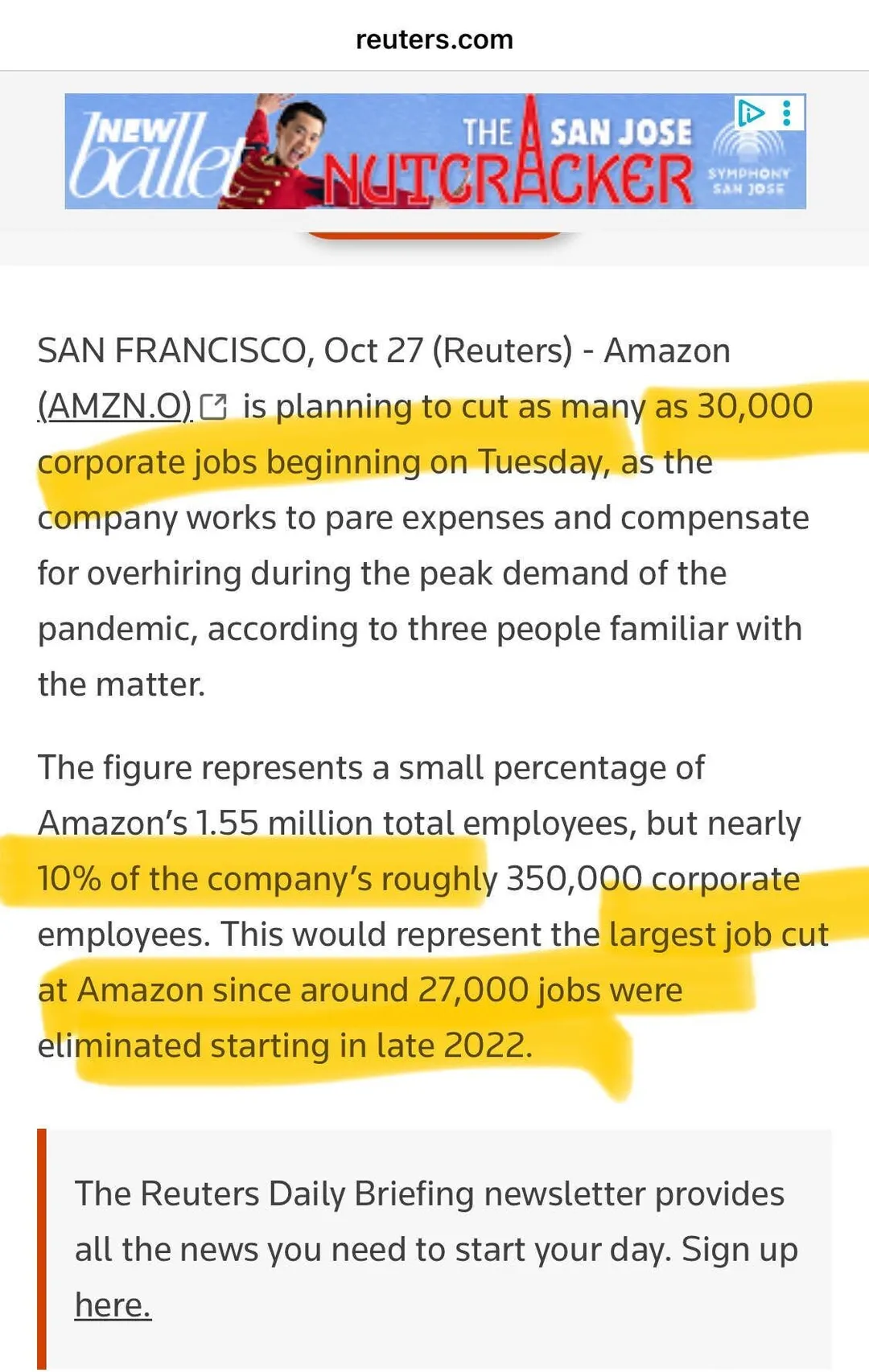 Reuters exclusive: Amazon layoffs 10/28 | Layoffs - Blind