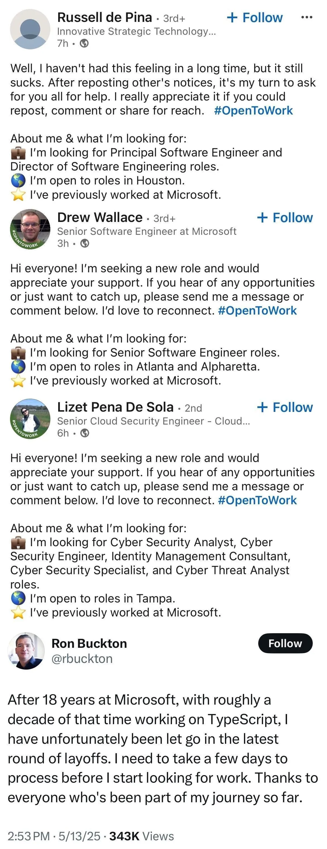 Microsoft Layoffs Discussions - Blind