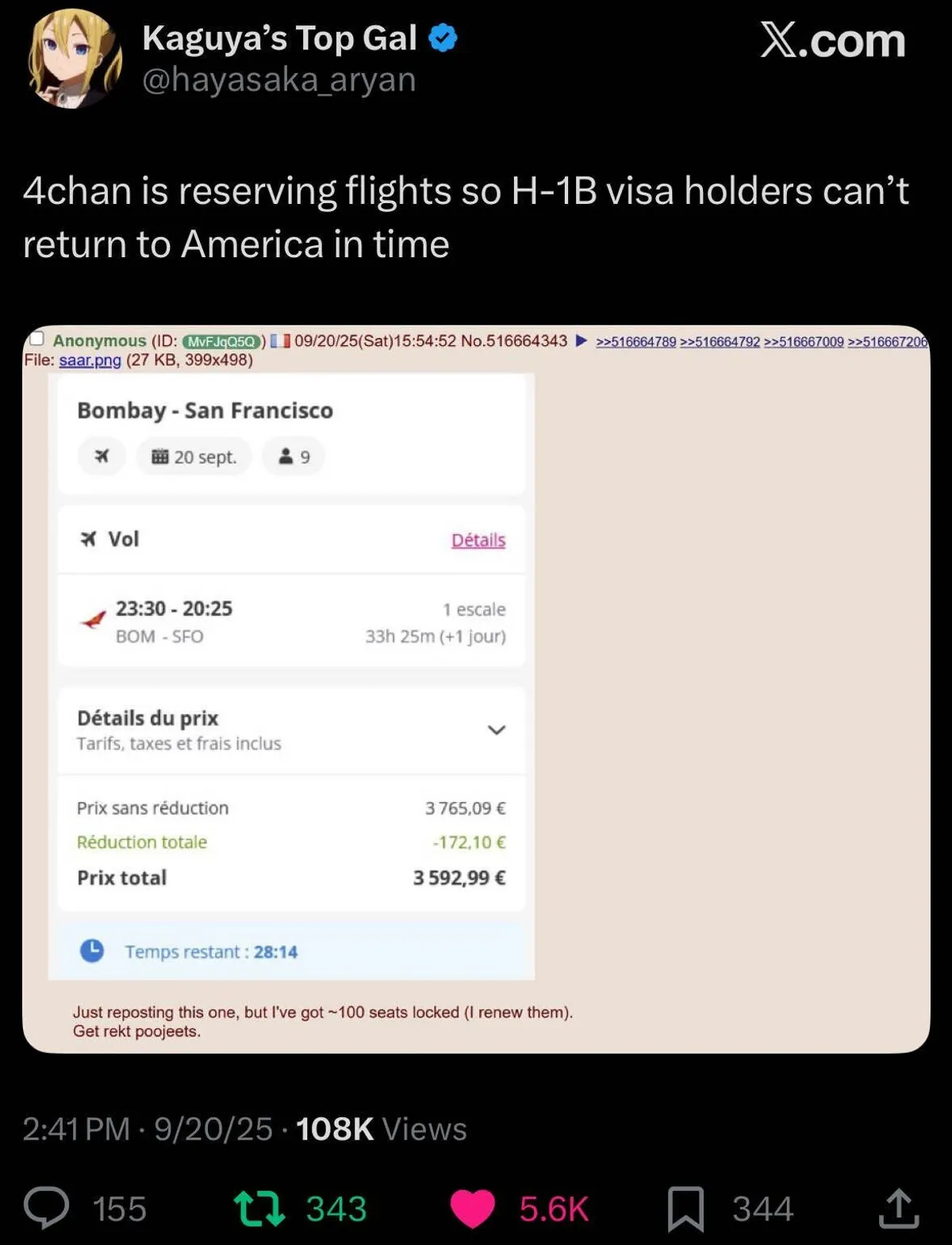 Operation - CLOG THE TOILET - Stopping H1Bs From Getting Back To ...