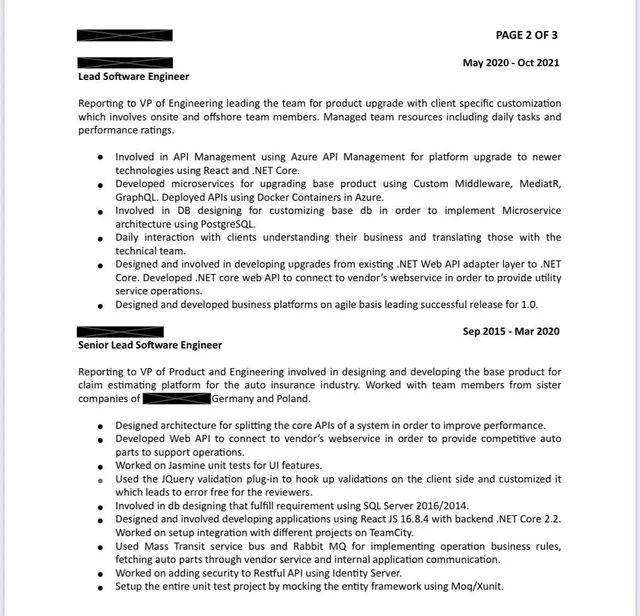 Wife unable to find job after layoff | Resume Review - Blind